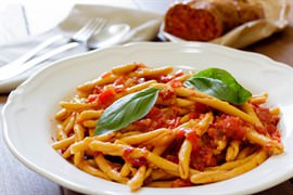 Fileja pasta calabrese-style